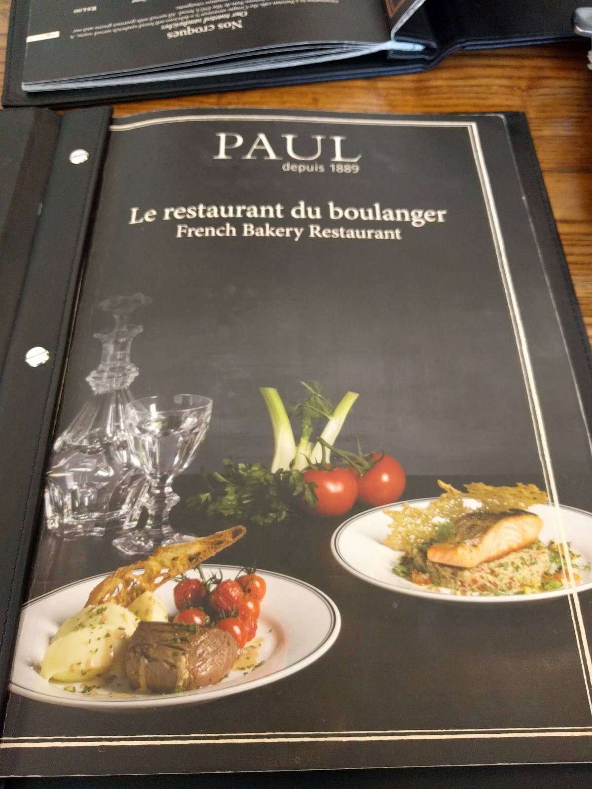 Menu at PAUL restaurant, Johannesburg, Melrose Arch Corner High Street