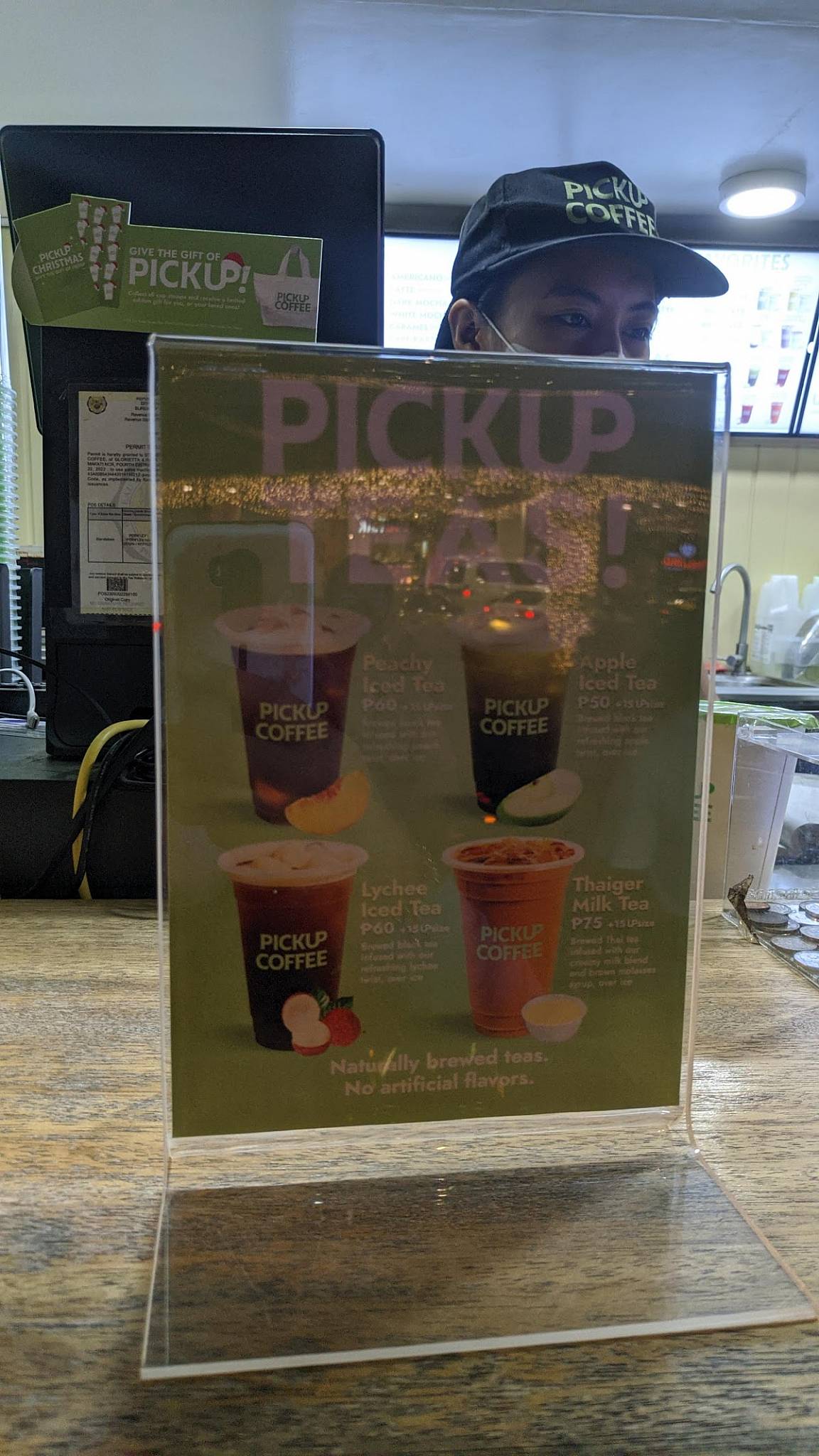 Carta de PICKUP COFFEE - Glorietta 4 Park, Makati