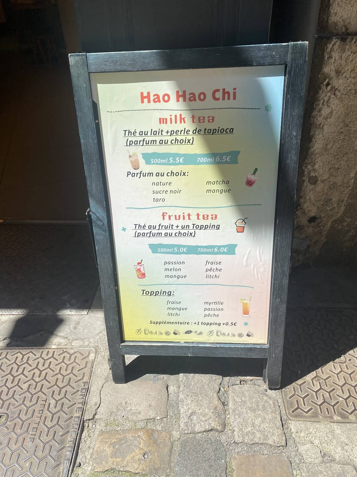 Menu au HAO HAO CHI Traiteur Asiatique restaurant, Lyon