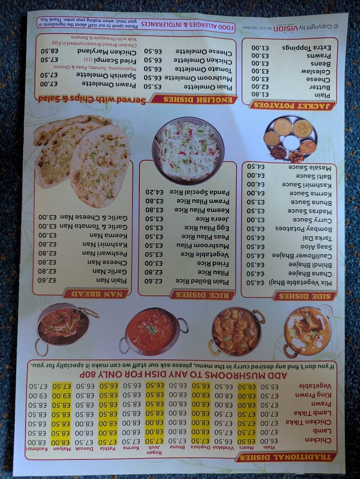 Menu at Panda Express fast food, Ashbourne