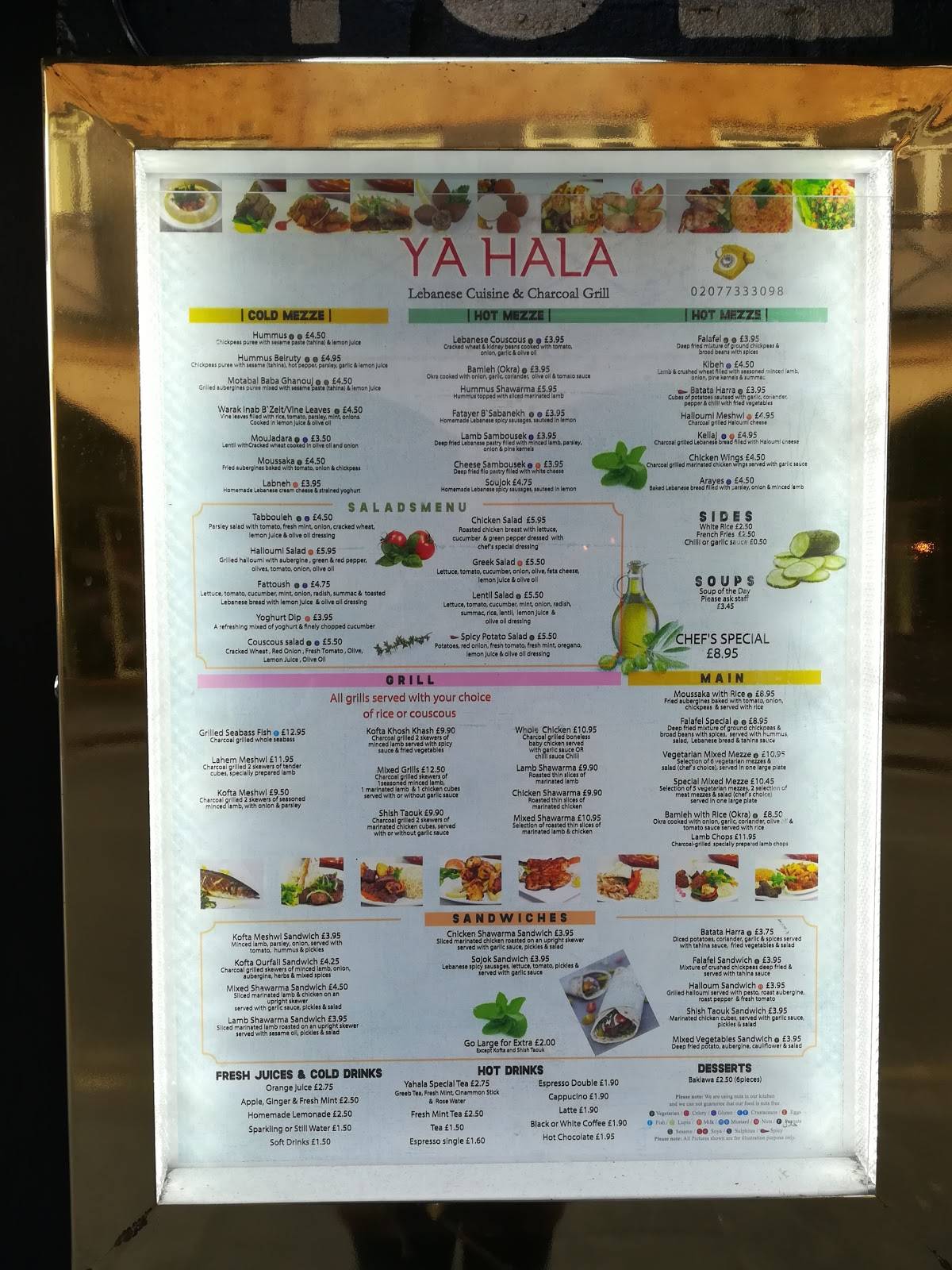Menu at Paramount Lebanese Kitchen Brixton restaurant, London, 432 ...