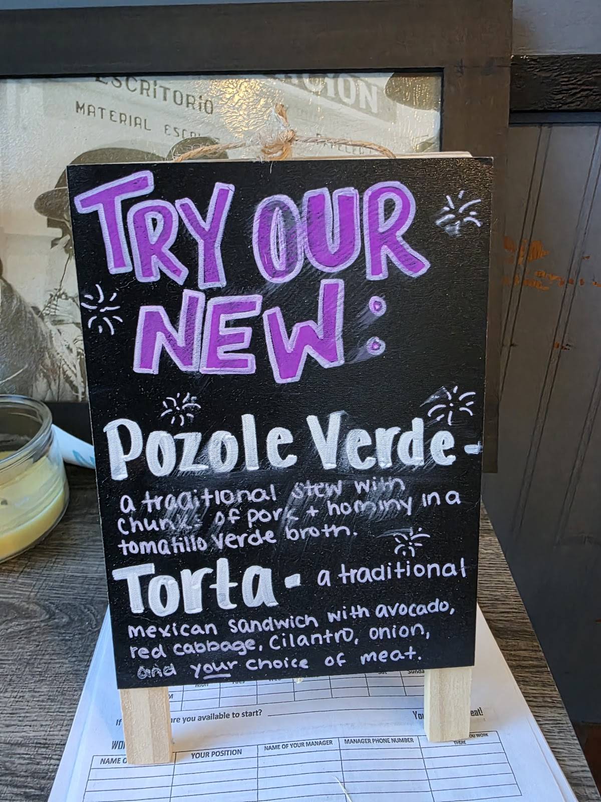Menu at Casa Mezcal Reserva restaurant, Penn Yan