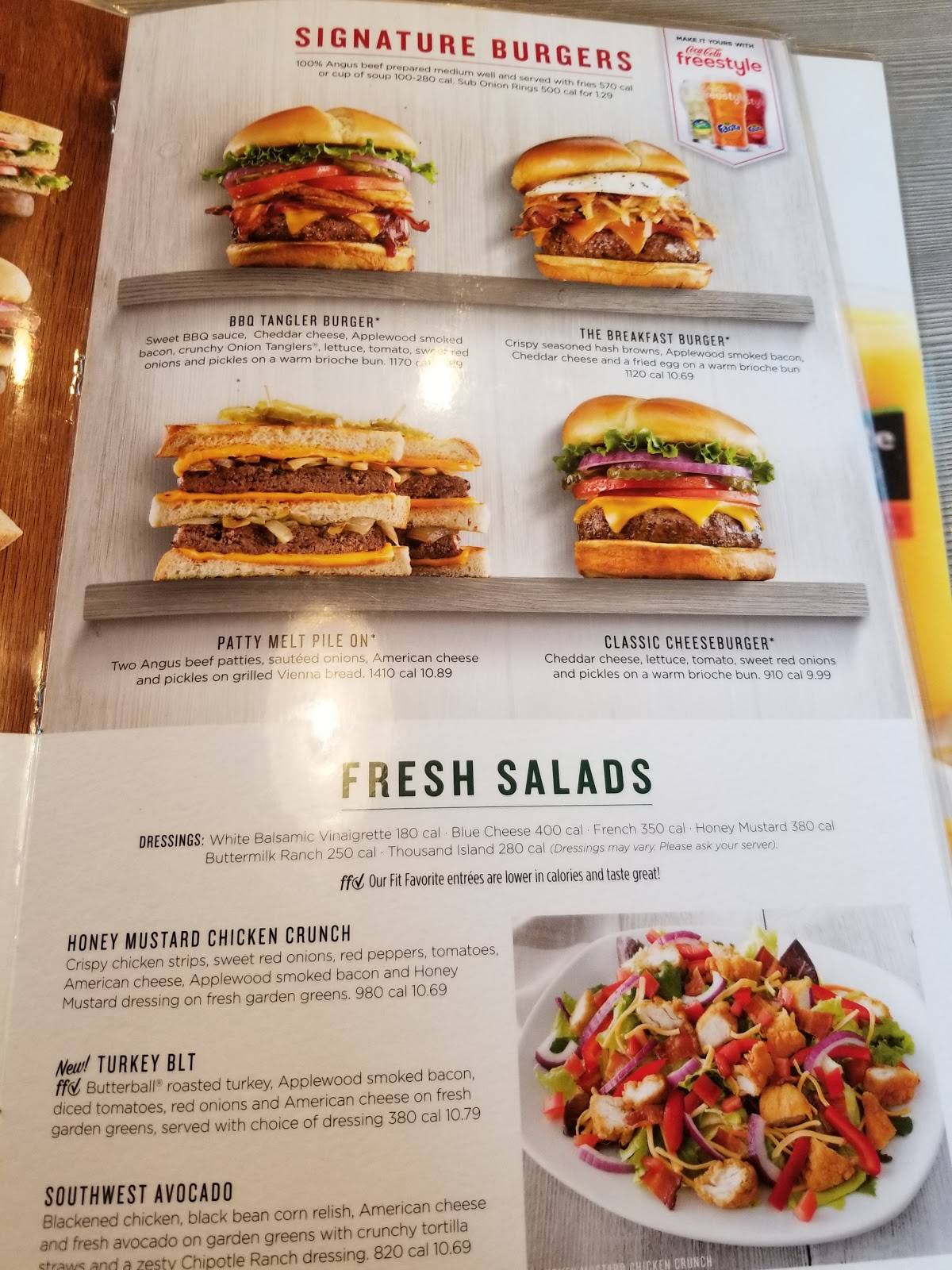 Menu at Perkins American Food Co. restaurant, Wheeling, 680 National Rd