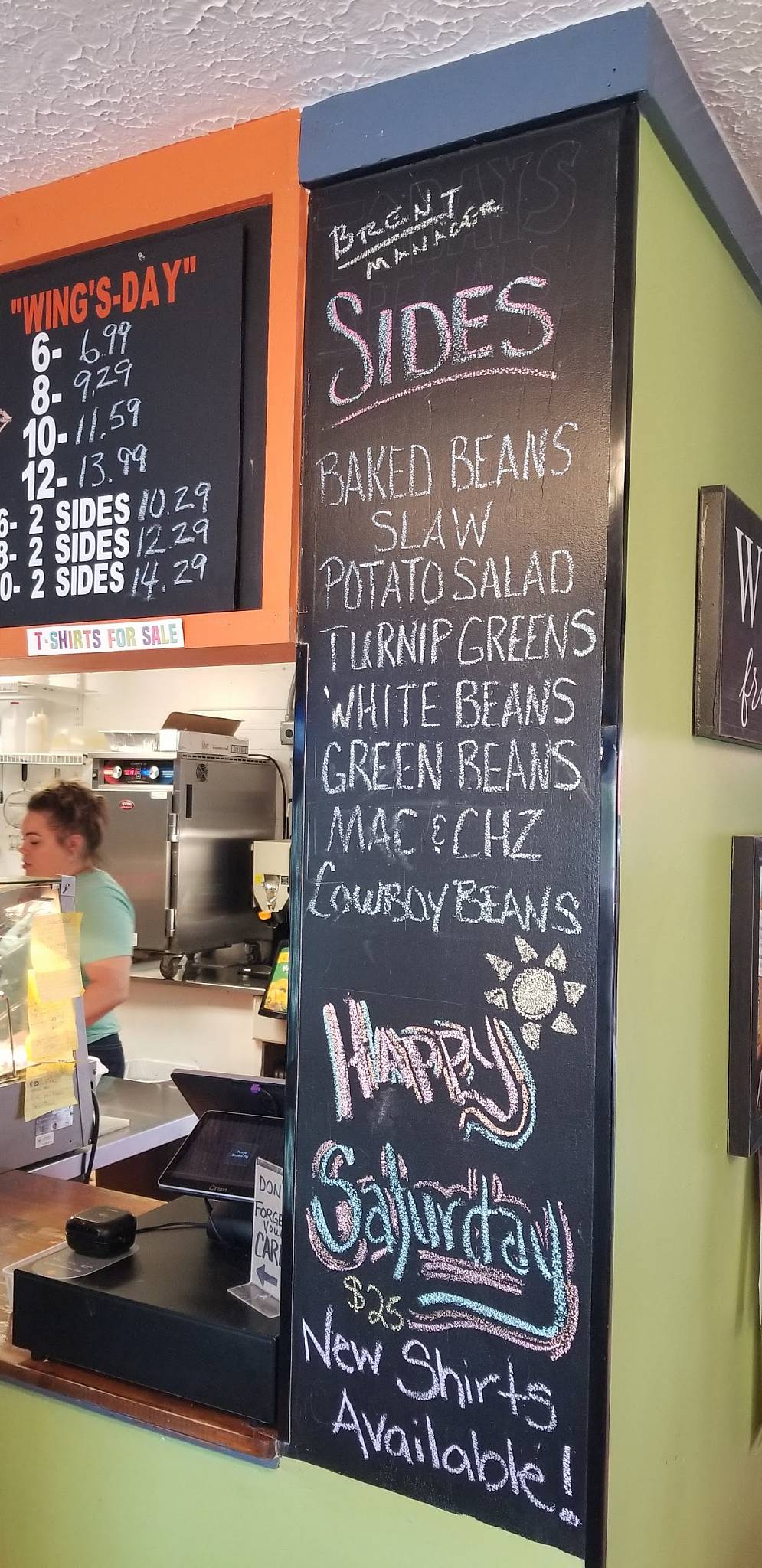 Menu at Perrys Smokin Pig BBQ, White House