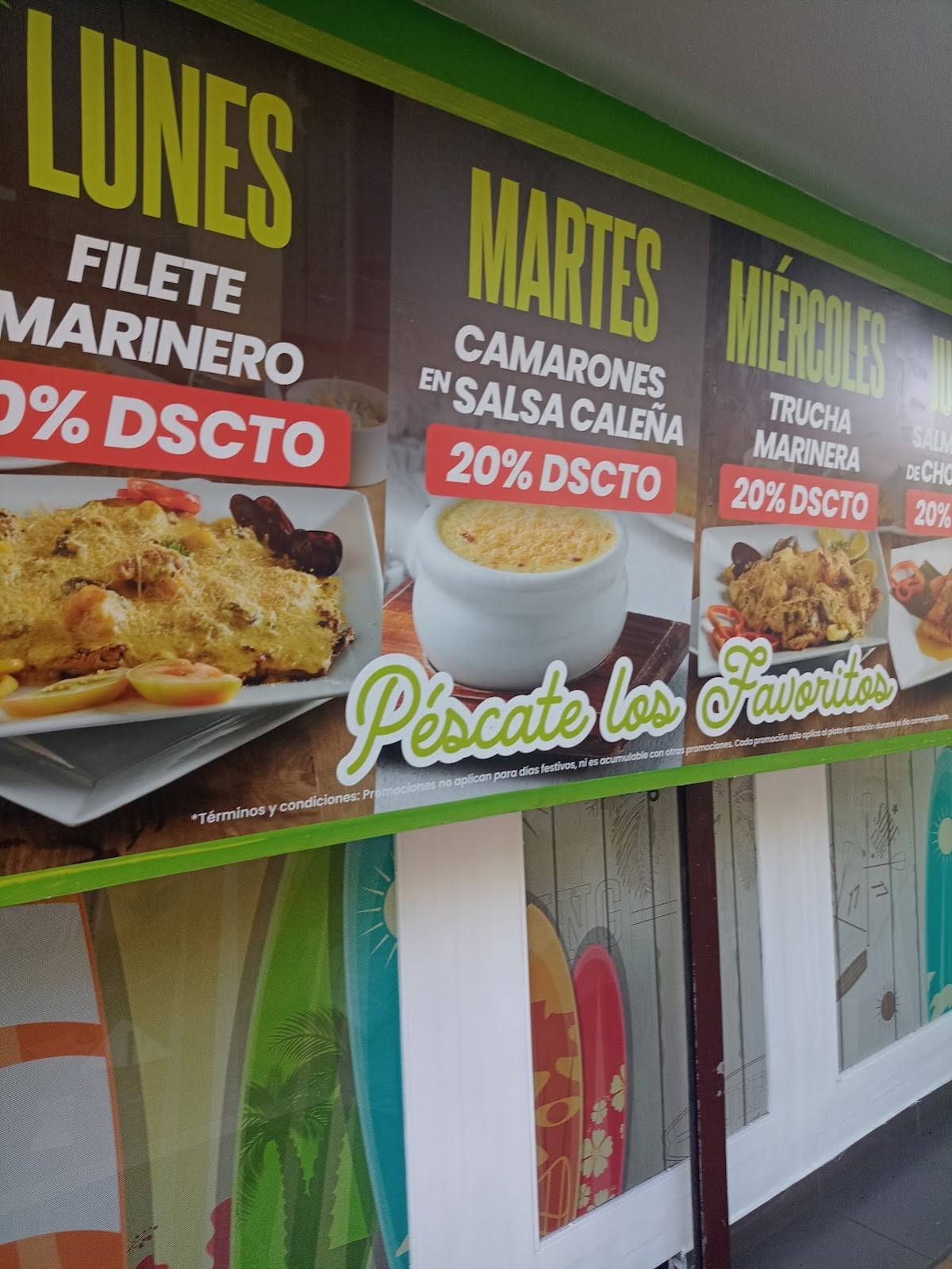 Carta del restaurante Pícaro Cangrejo, Cali, Cra. 24 #7a-40