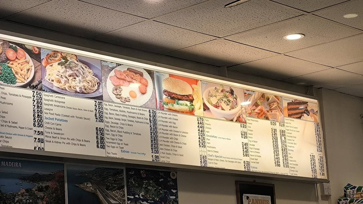 Menu at Piggies Sandwich Bar, London, 113 Falcon Rd