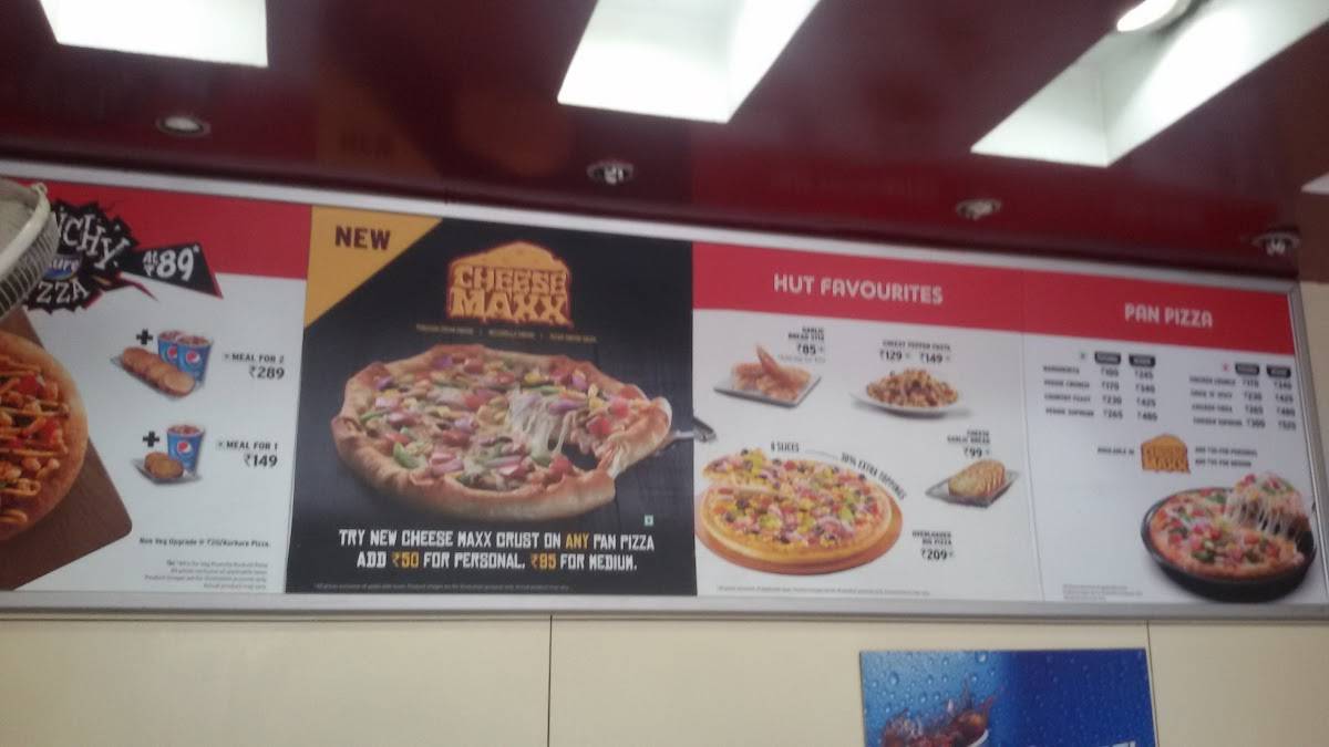 Menu at Pizza Hut, New Delhi, Shop No 123