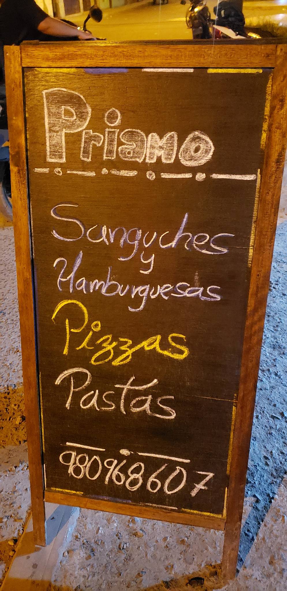 Carta del restaurante Pizza Priamo, San Jacinto