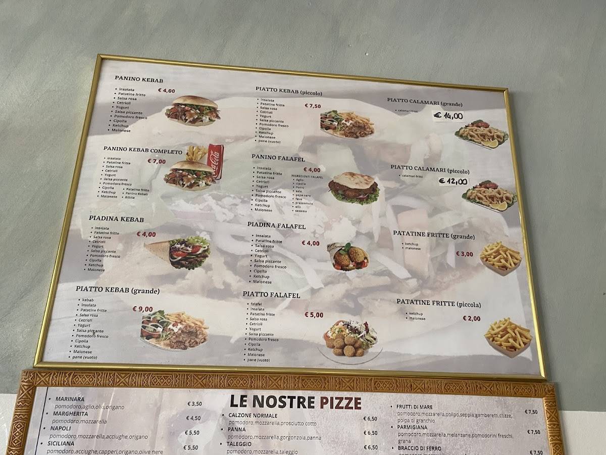 Menu da Pizzeria Abba, Brescia, Via Settima