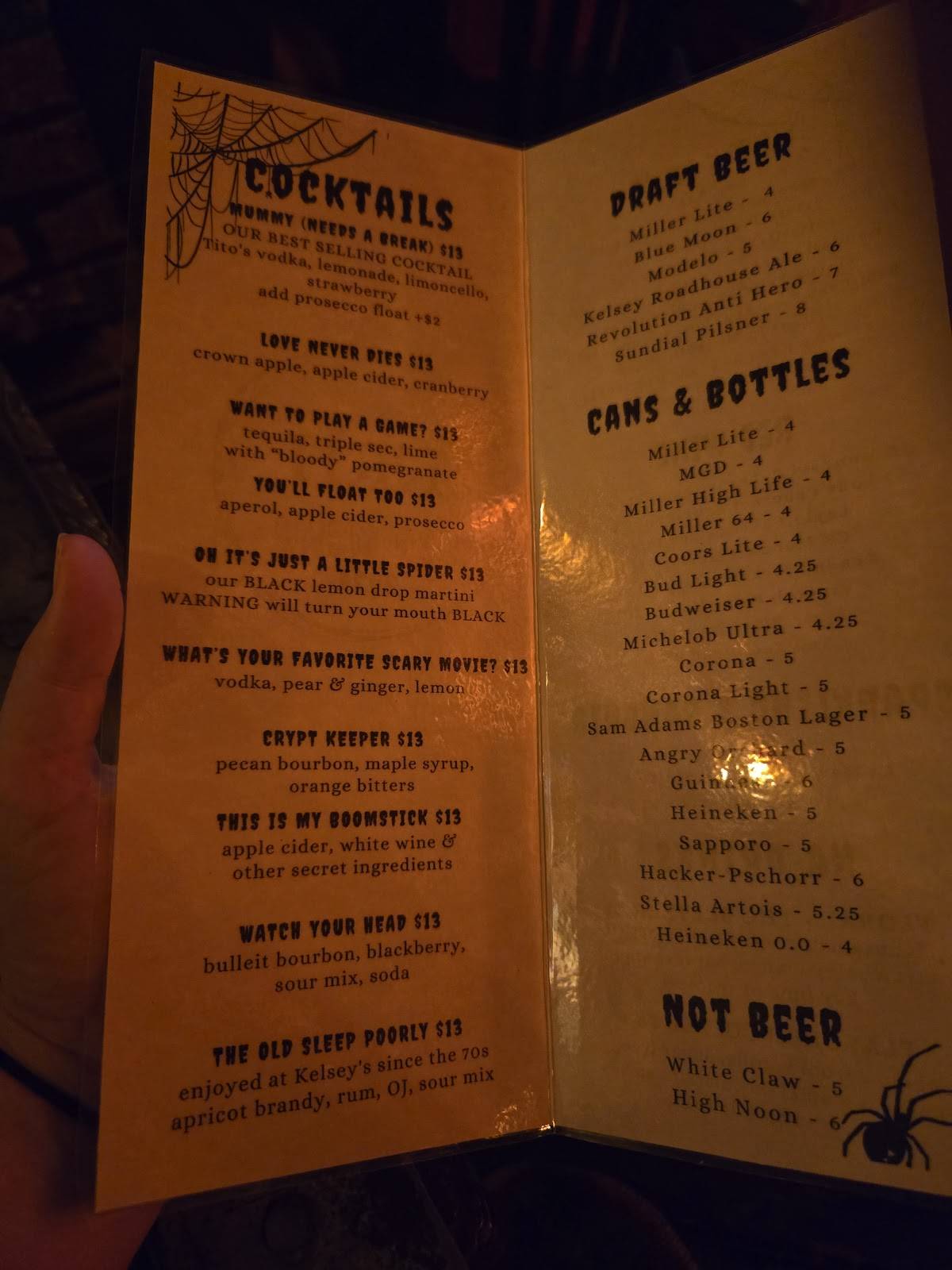 Menu at KRH - Kelsey Road House pizzeria, Lake Barrington, 352 Kelsey Rd