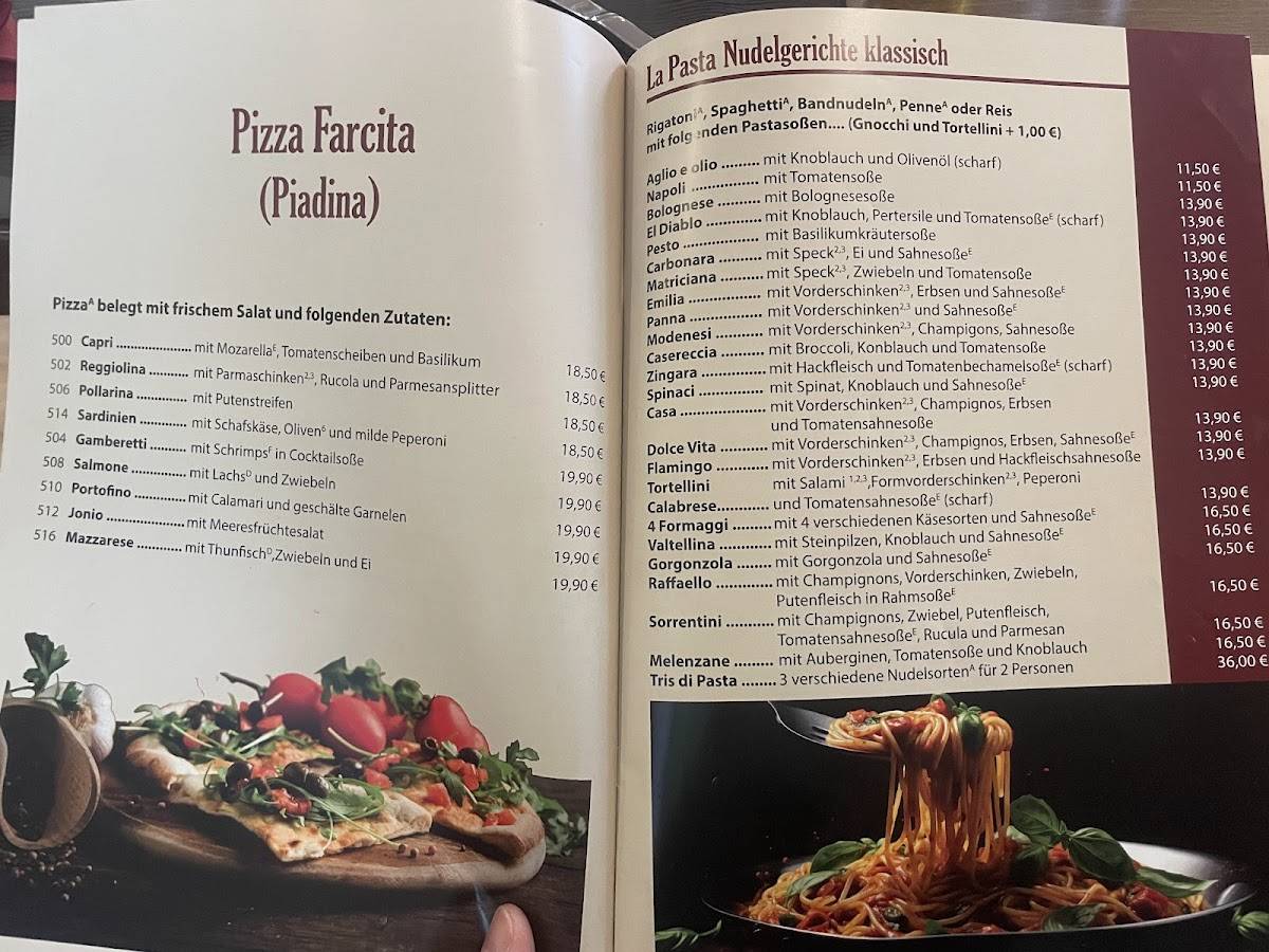 Speisekarte von Pizzeria Raffaello Neuburg, Neuburg an der Donau
