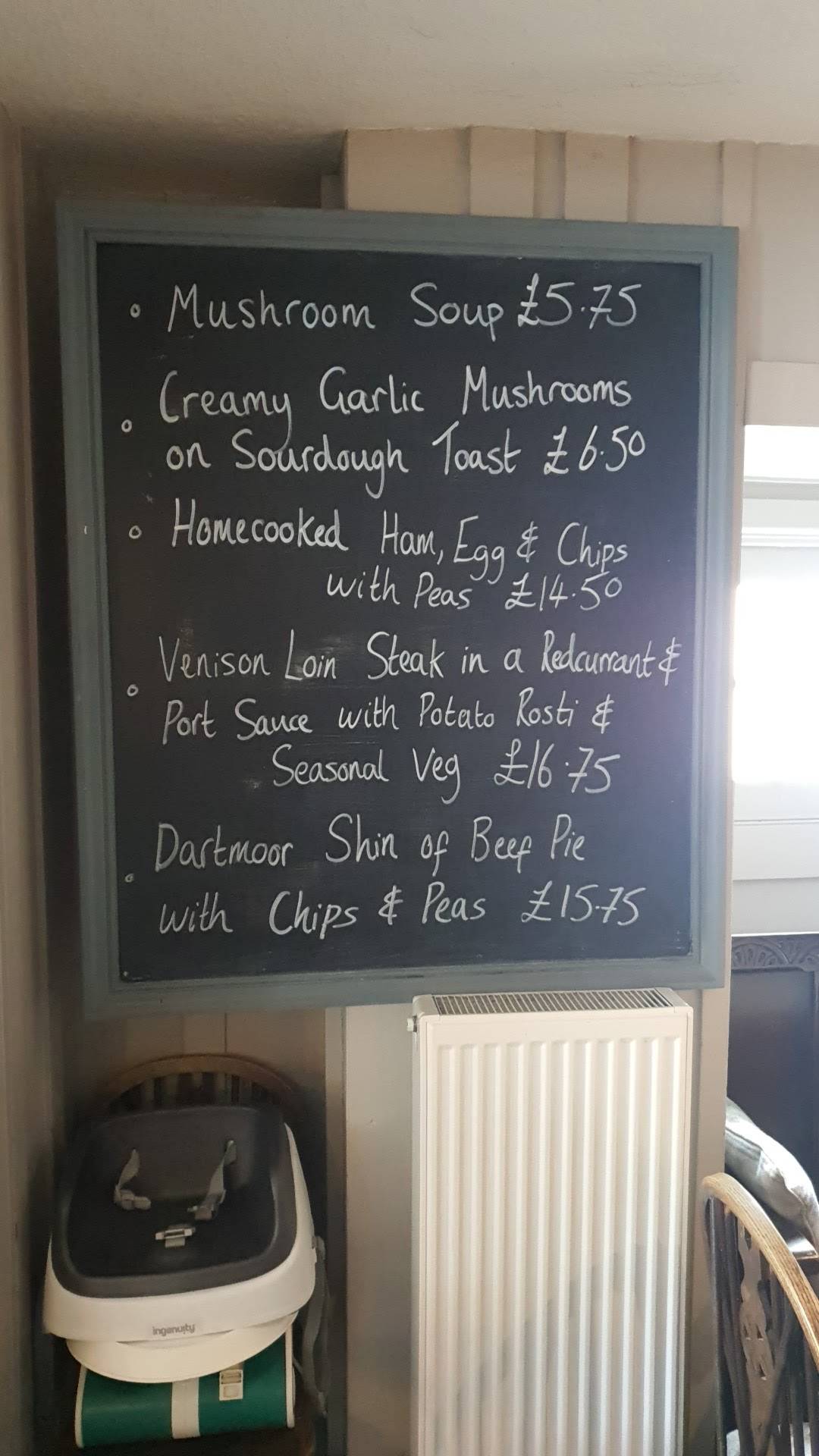 Menu at The Swan Inn pub & bar, Noss Mayo