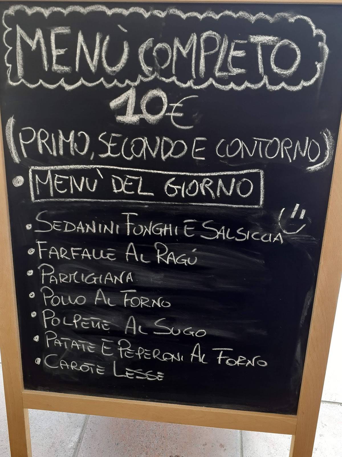 Menu da La Siesta pub & bar, Policoro
