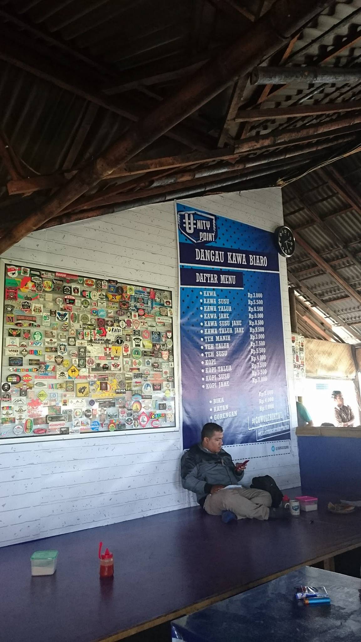 Carta del restaurante Pondok Baselo Biaro, Tabek Panjang