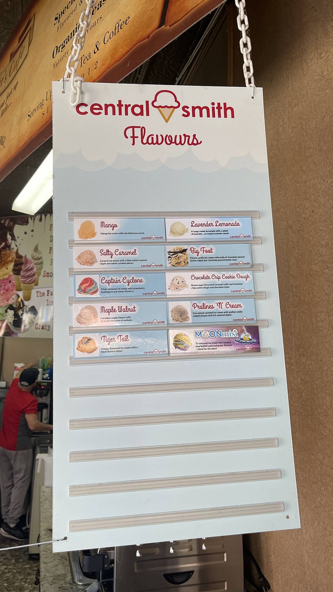Menu at Dreamer's Cafe, Port Hope