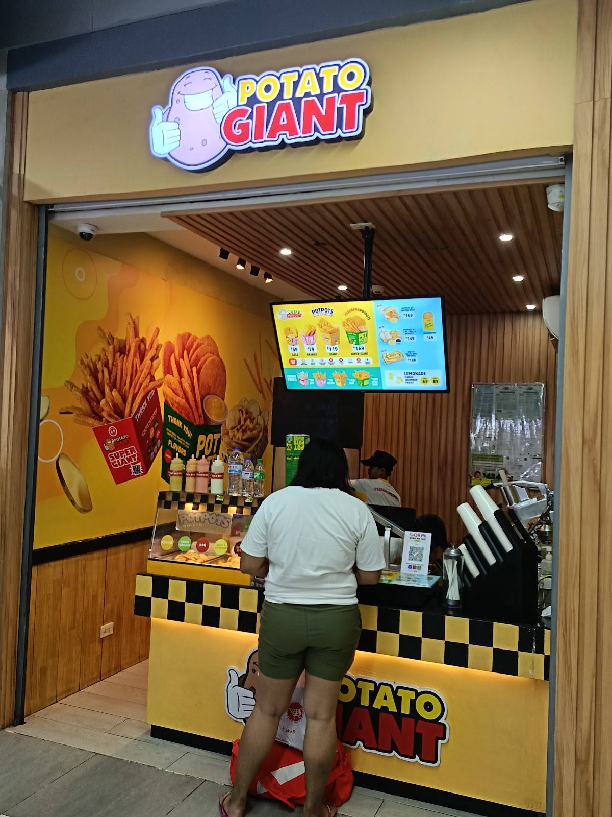 Menu at Potato Giant PITX restaurant, Parañaque, GX5R+C7G