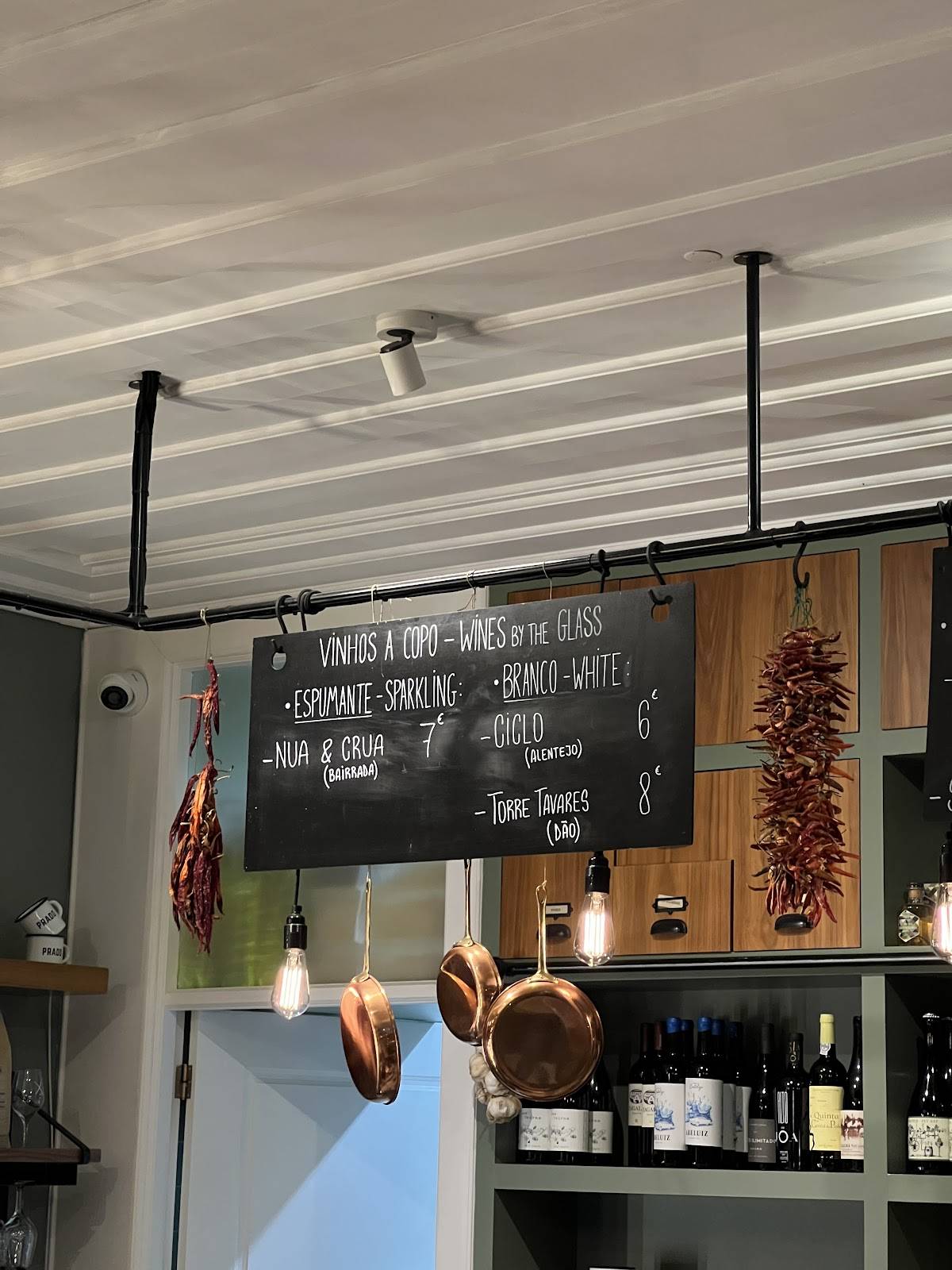 Menu em Prado Wine Bar, Lisboa