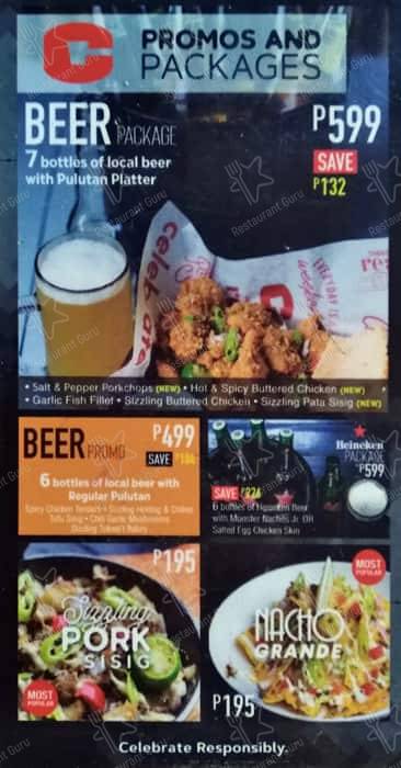 Menu at Central BBQ Boy Grill, Parañaque, F2MP+924
