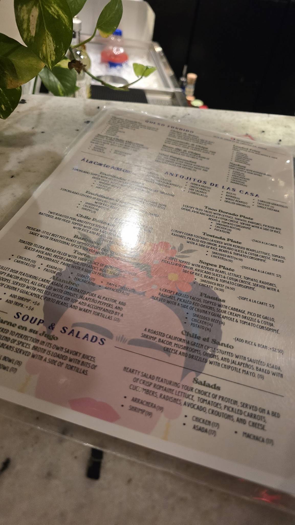 Menu at D'Poly Taco, Grill & Beer pub & bar, El Centro