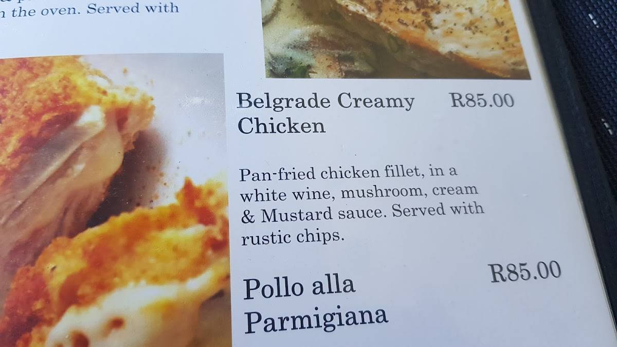 Menu at The Dizzy Dolphin Village Restaurant & Pub, Port Elizabeth, Van ...
