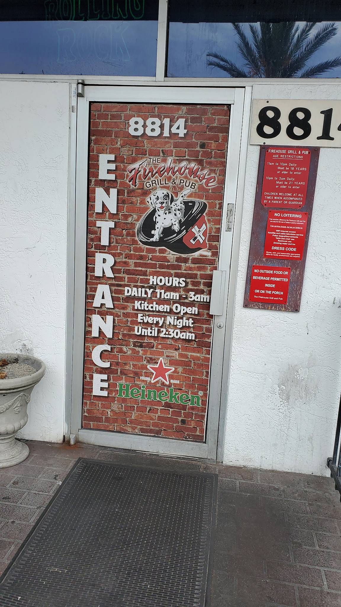 Menu at Firehouse Grill & Pub Inc, Temple Terrace