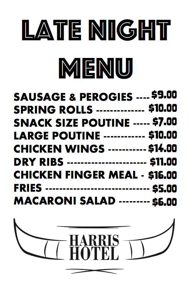 Carta de Harris Bar, Harris
