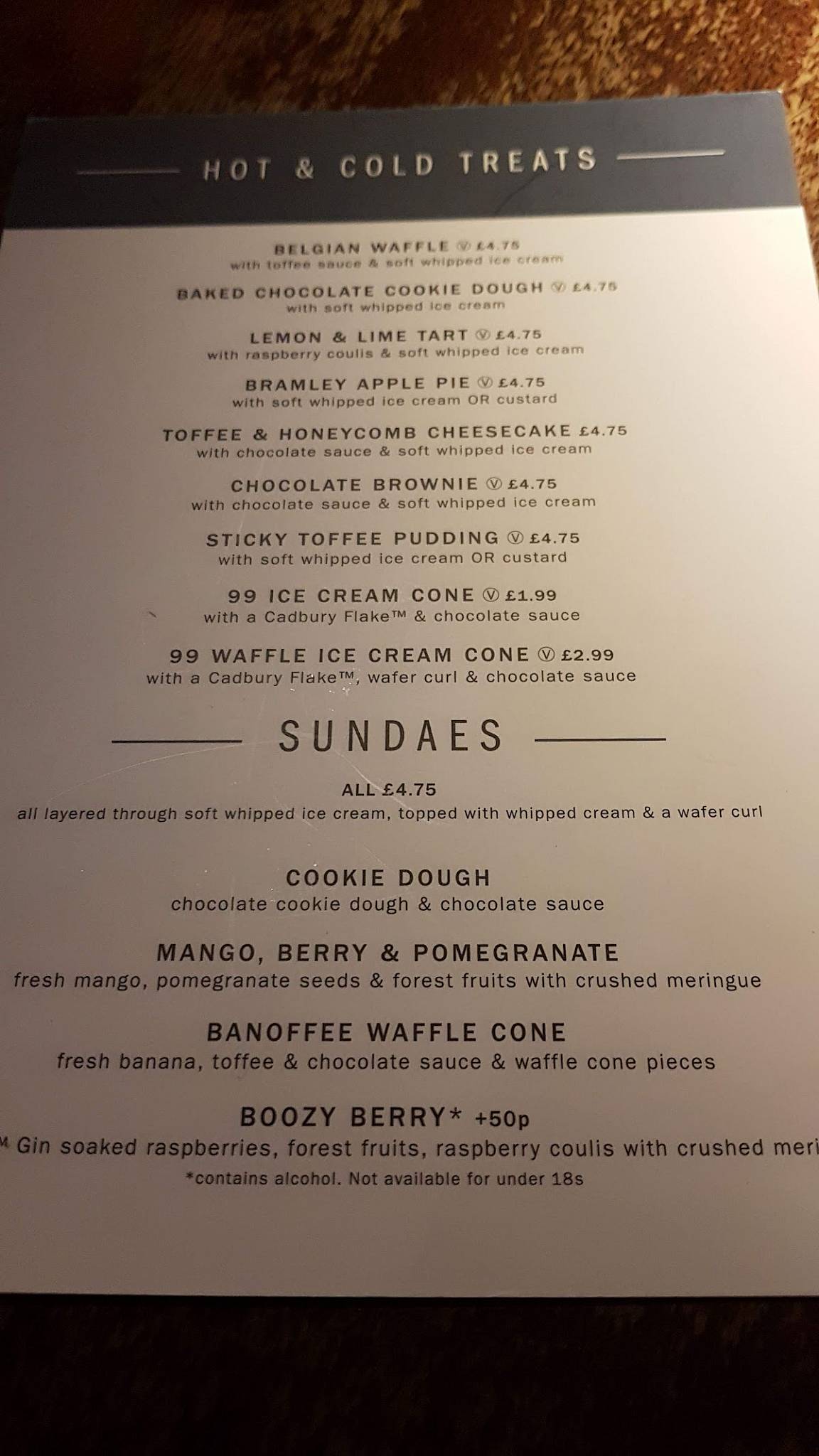 Menu at Jolly Postie pub & bar, Royston