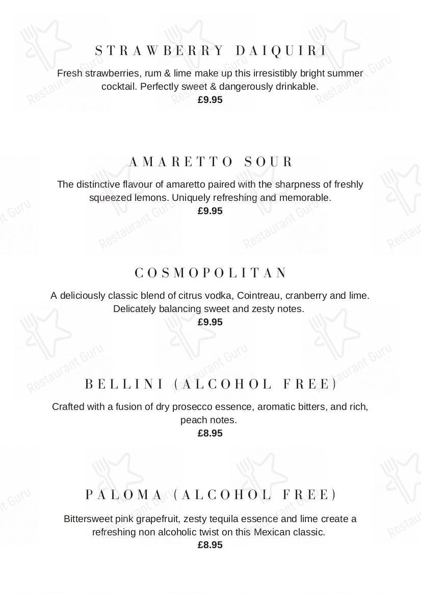 Menu at The Lodge at Salhouse pub & bar, Norwich
