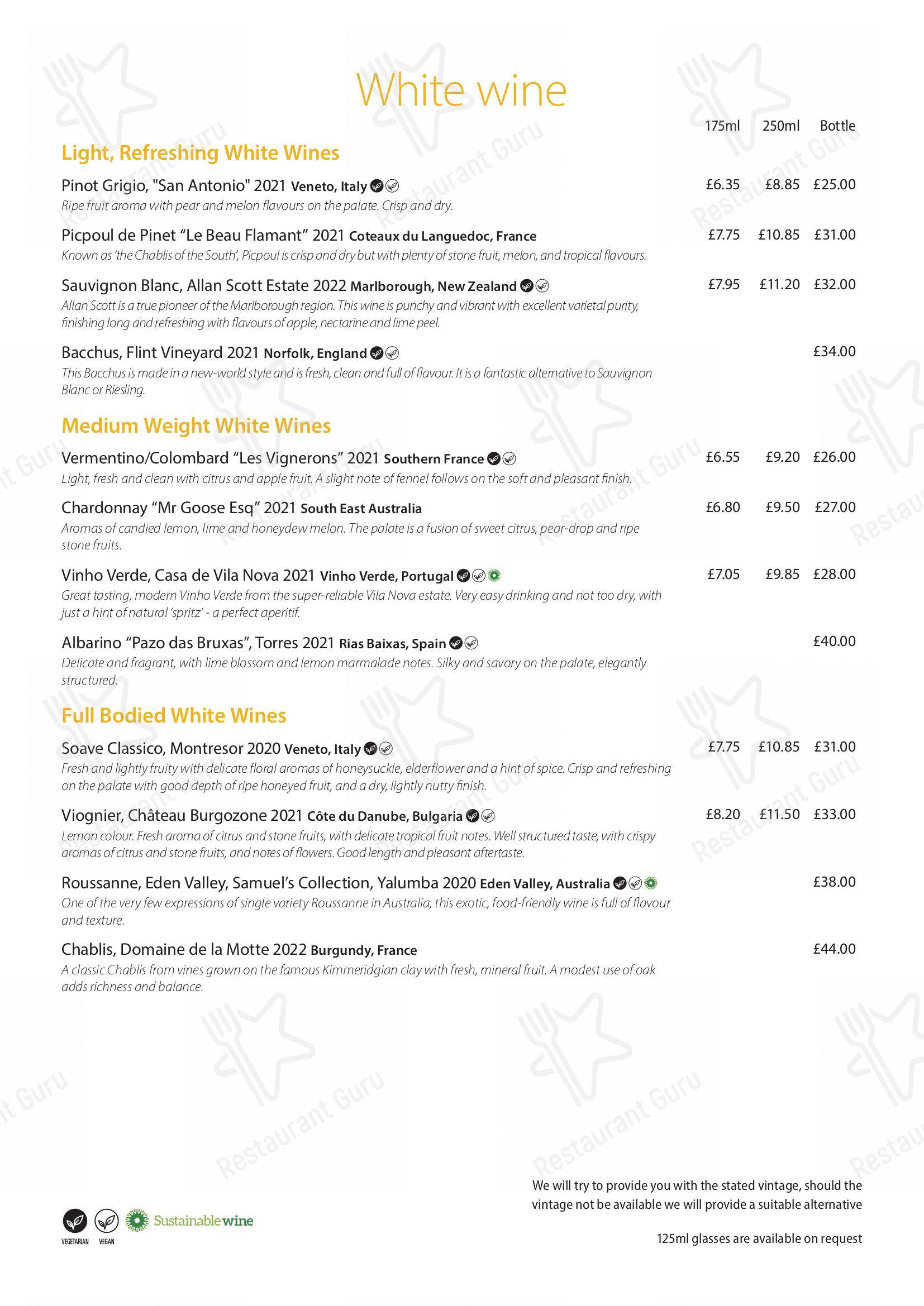 Menu at The Lodge at Salhouse pub & bar, Norwich