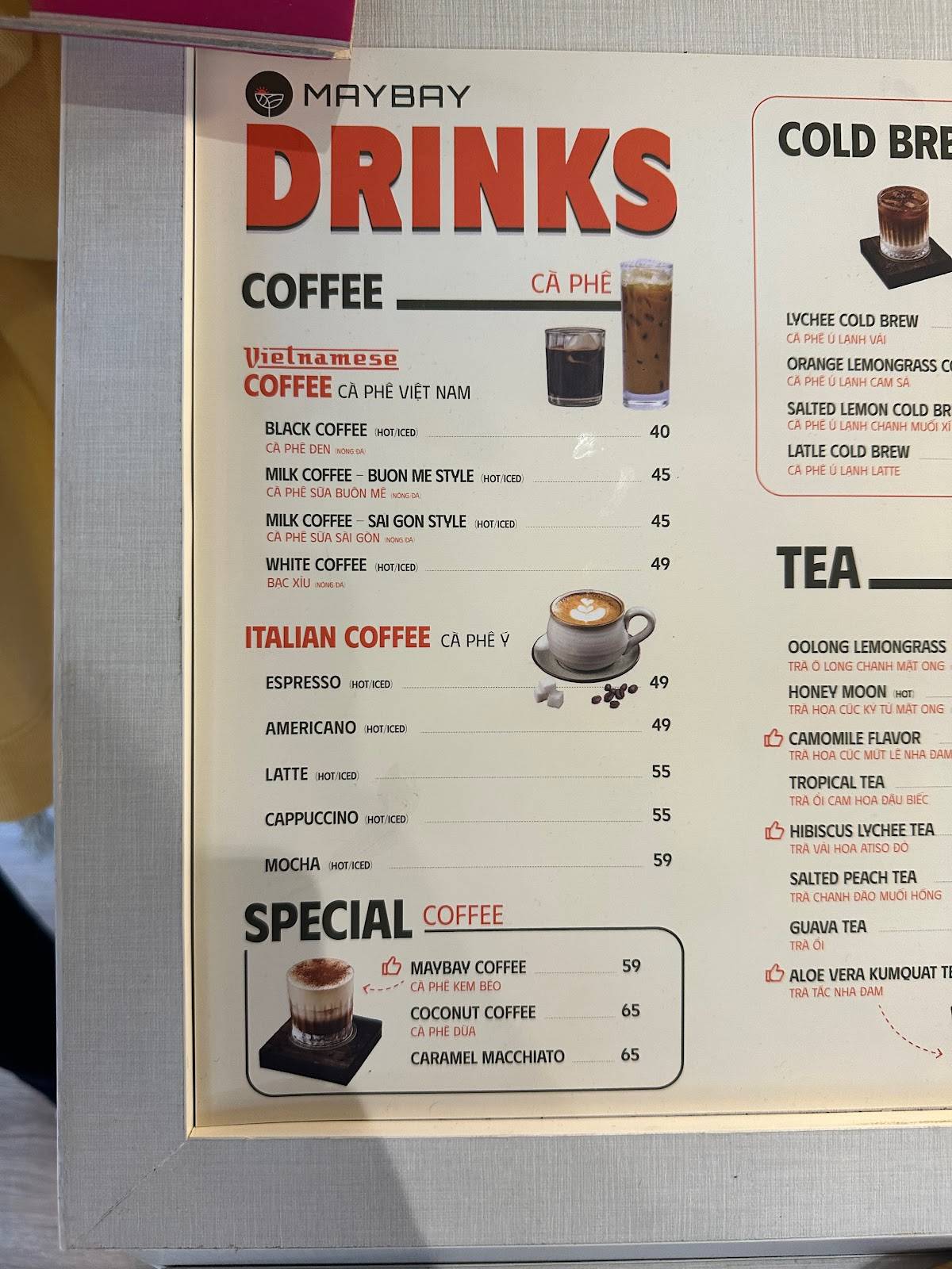 Menu at MAYBAY - anime_camp_coffee pub & bar, Ho Chi Minh City