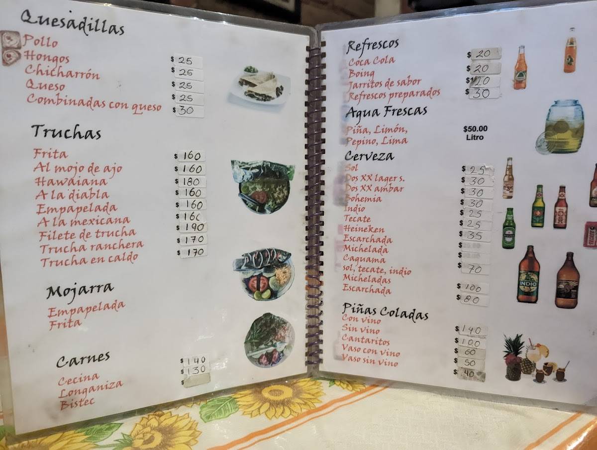 Carta de ROca Bar, Malinalco