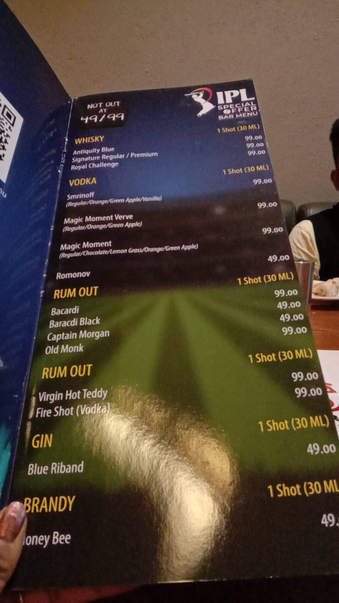 Menu at Raaga Imperio Best Family Restaurant & Bar Top Banquet Hall ...