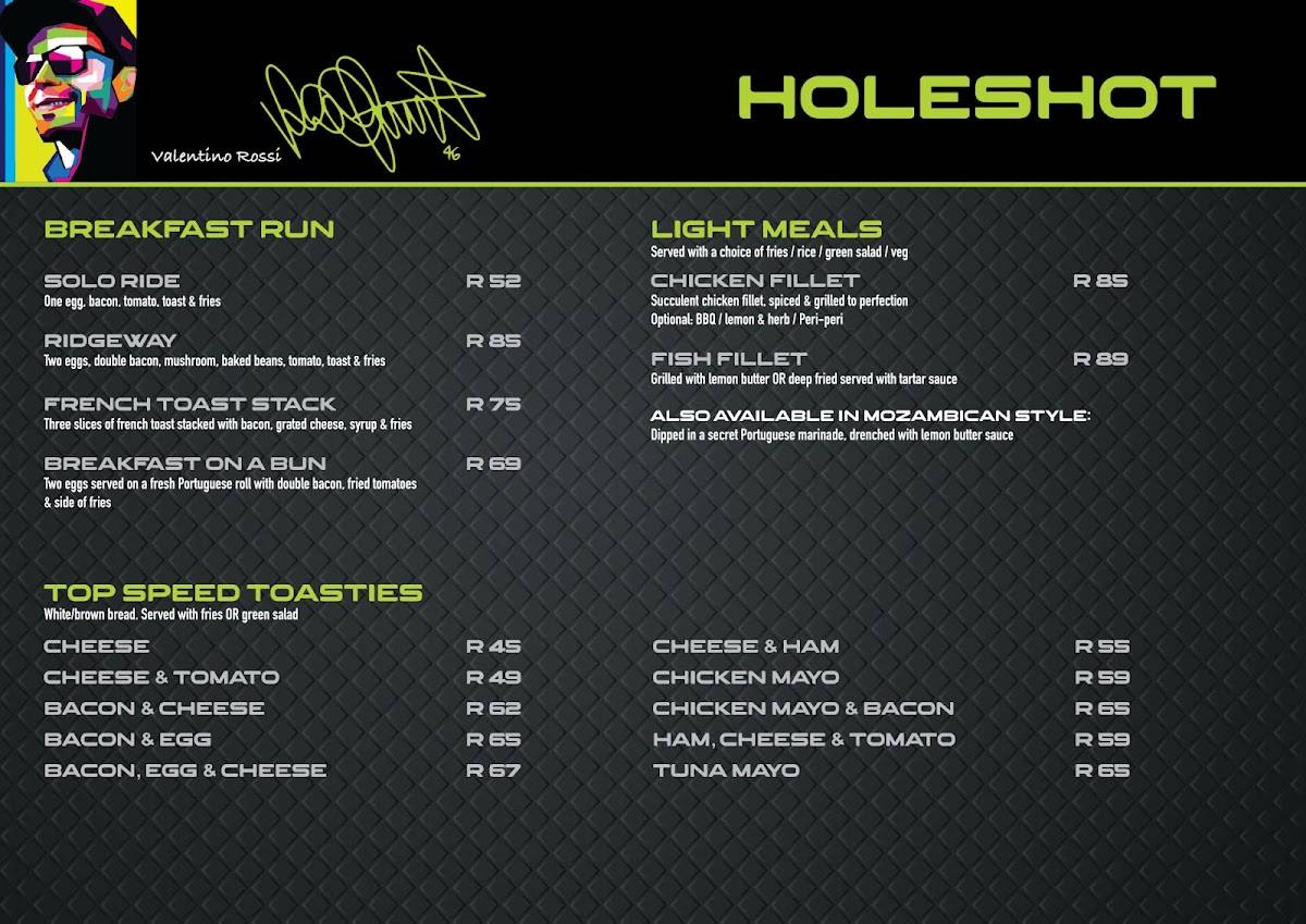 Menu at Ridgeway Rooftop Bar & Grill, Roodepoort
