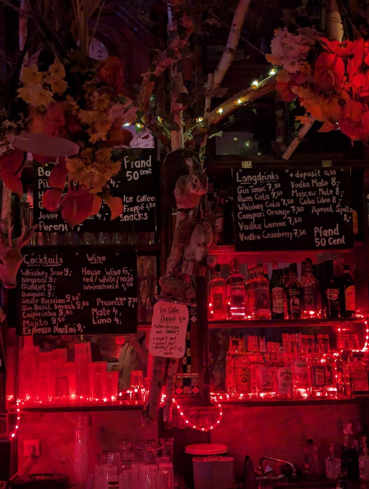 Speisekarte von Roderich pub & Bar, Berlin