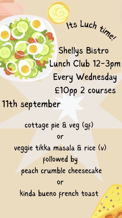 Menu at Shelly's bistro pub & bar, Swaffham