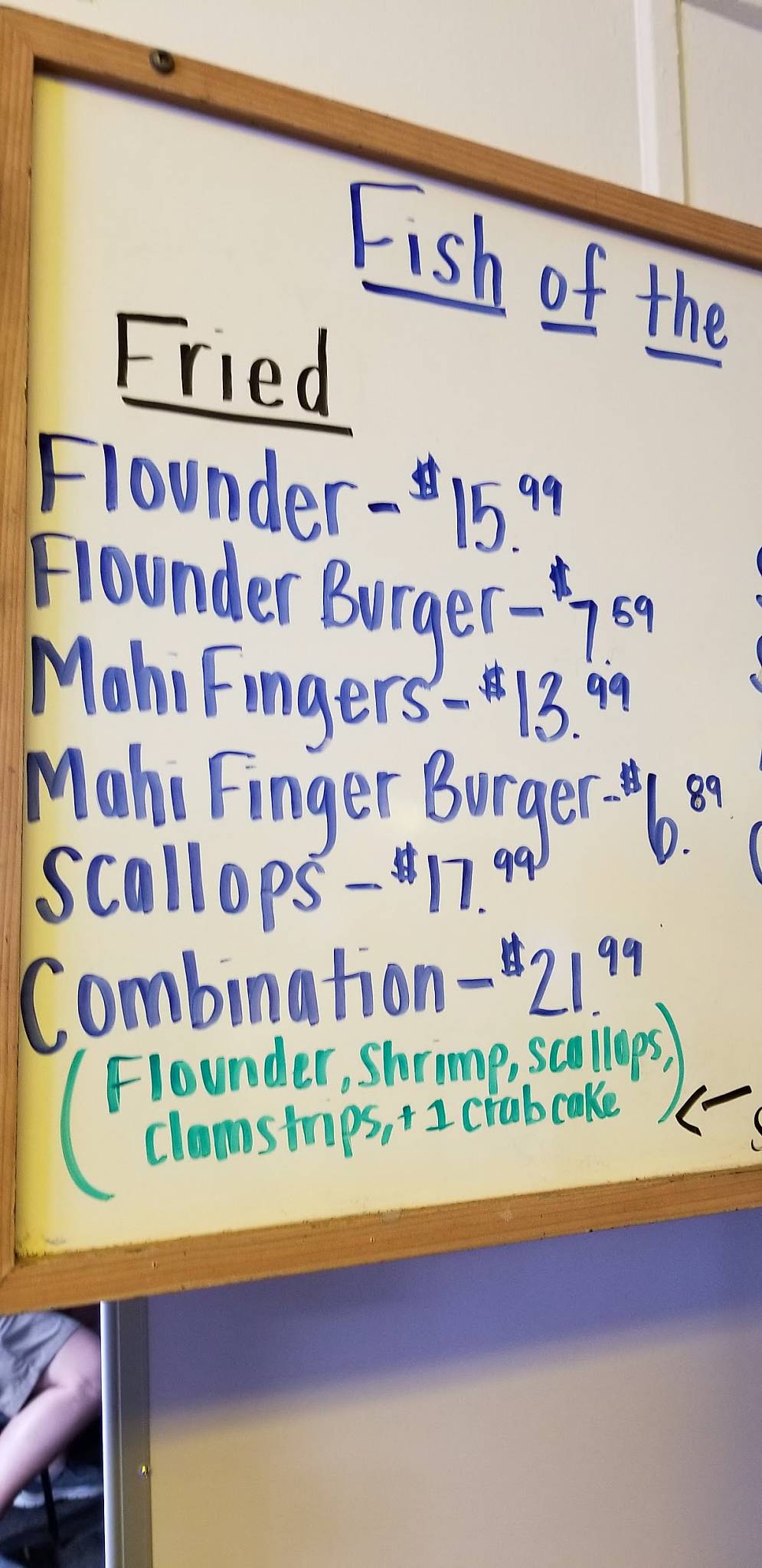 Menu at Smitty's Clam Bar, Somers Point