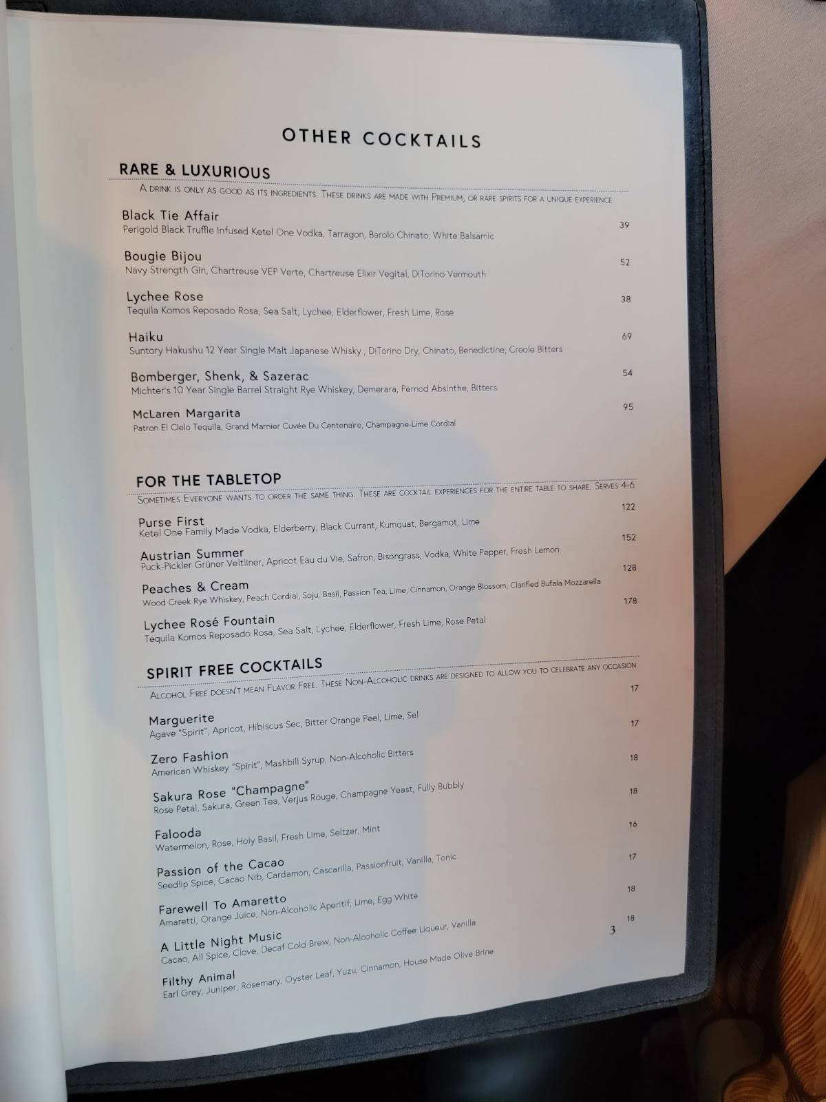 Menu at Spago pub & bar, Beverly Hills, 176 N Canon Dr