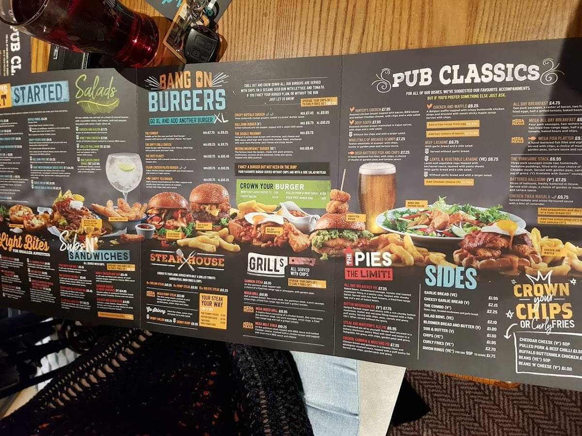 Menu at Summerhouse pub & bar, Weston-super-Mare