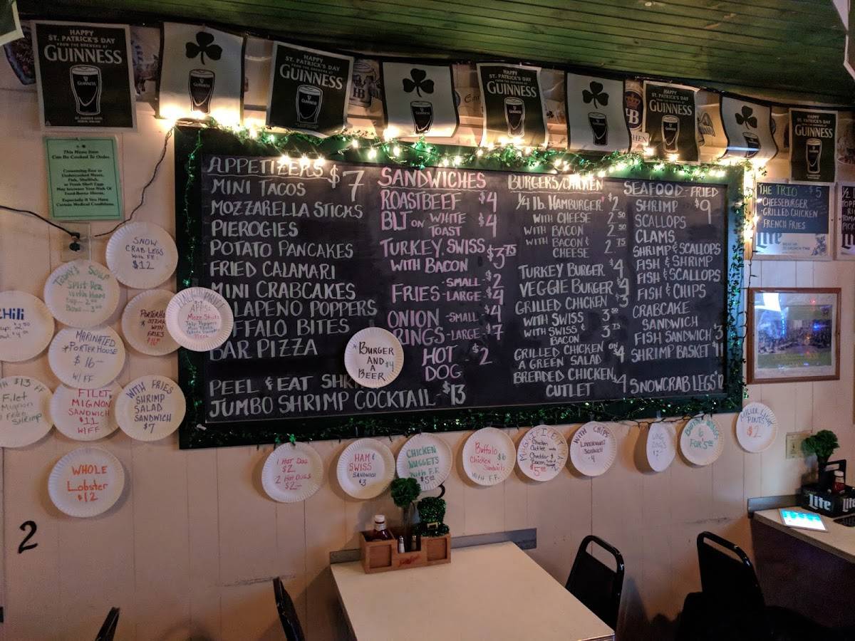 Menu at Tara Inn pub & bar, Port Jefferson, Main St