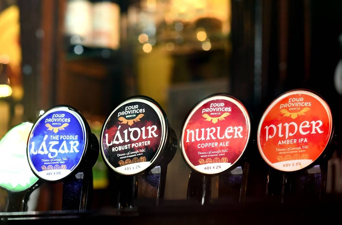 Carta de The Four Provinces Gastro and Brew Pub, Dublin