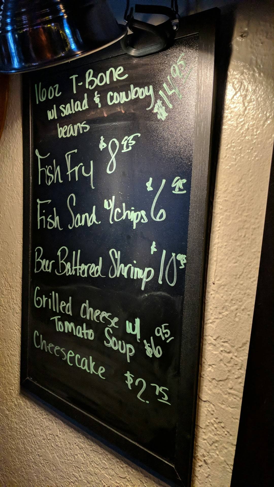 Menu at The Hideout Saloon pub & bar, Tucson, S Sherwood Village Dr
