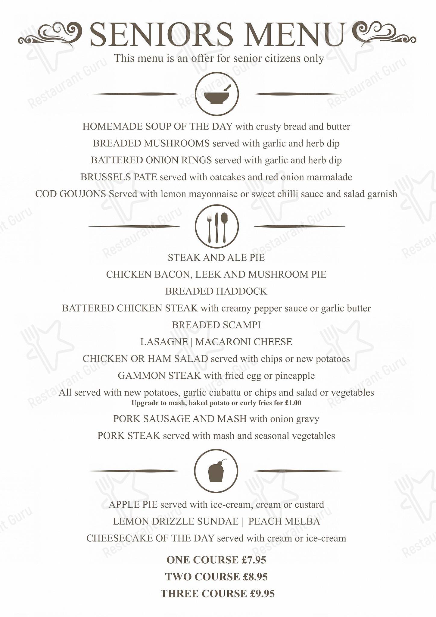 Menu at Royal Oak Alloa pub & bar, Alloa