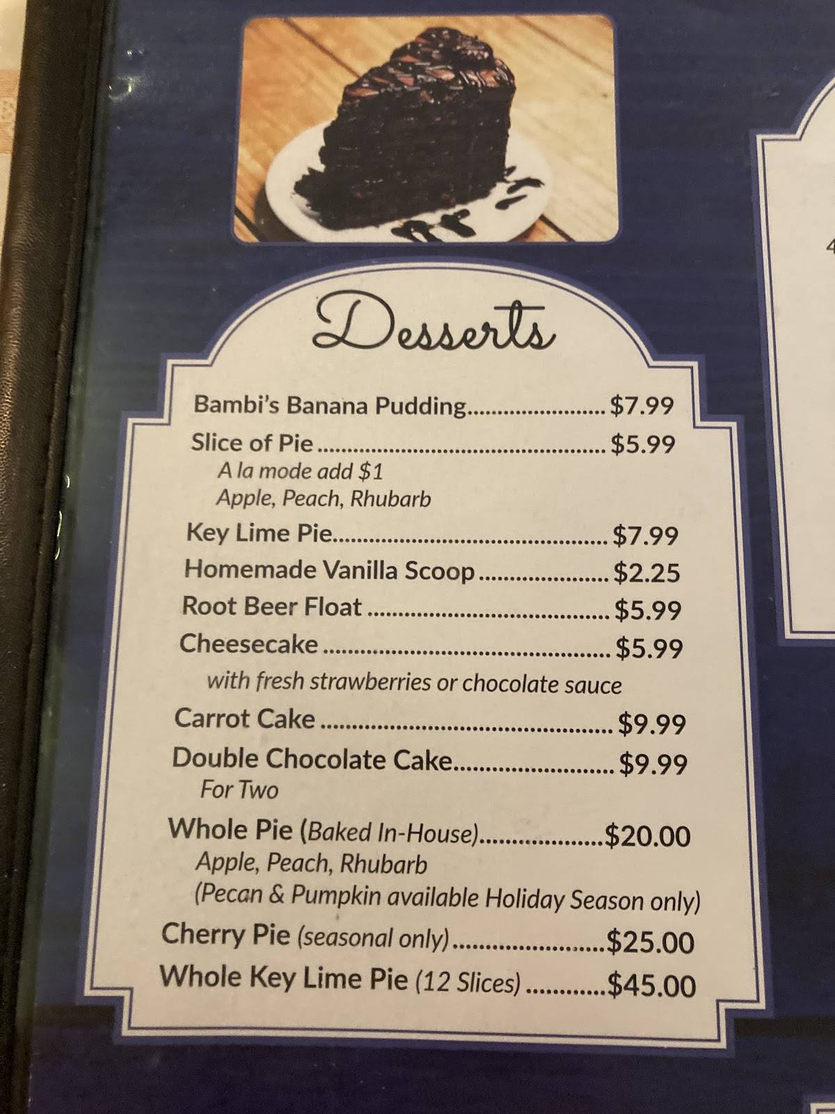 Menu at Wimberley Cafe, Wimberley, 101-A Wimberley Square