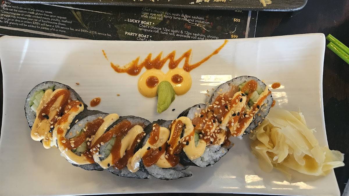 Menu at QQ Sushi & Kitchen restaurant, Spokane