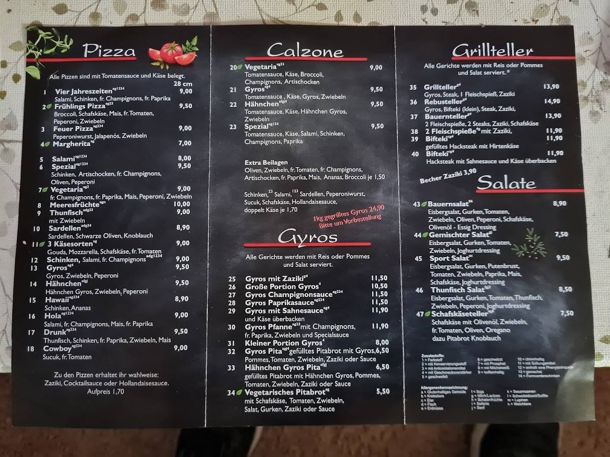 Speisekarte von REBUS restaurant, Einbeck