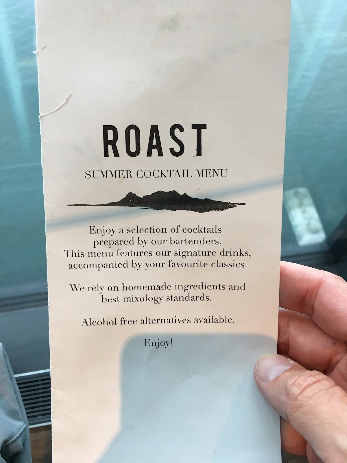 Menu at ROAST Restaurant & Bar, Bodø