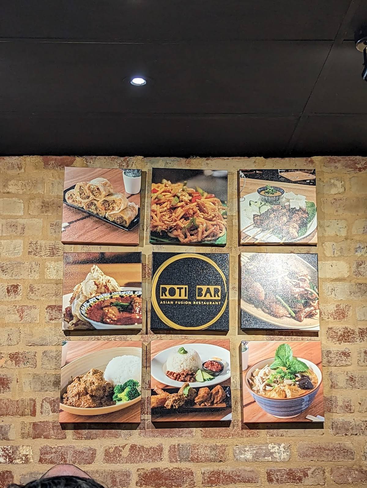 Menu at ROTI BAR, Melbourne, 416-418 Little Collins St