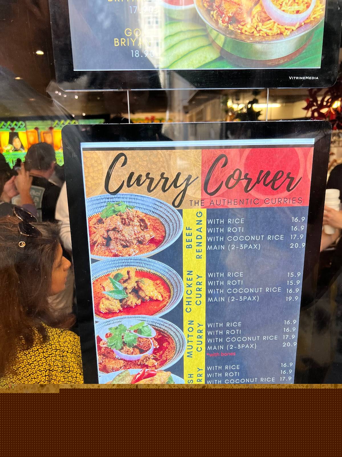 Menu at ROTI BAR, Melbourne, 416-418 Little Collins St