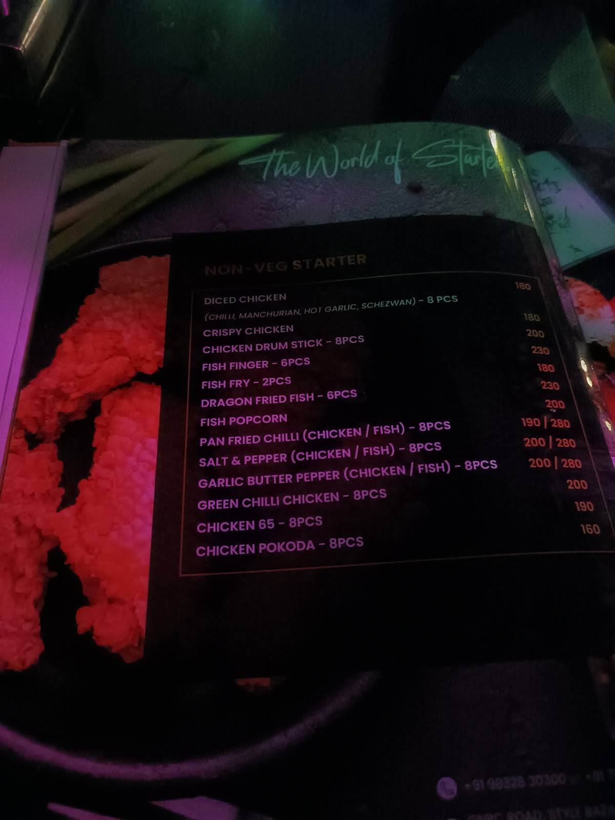 Menu at CHILL OUT ROOFTOP RESTAURANT, Ranaghat