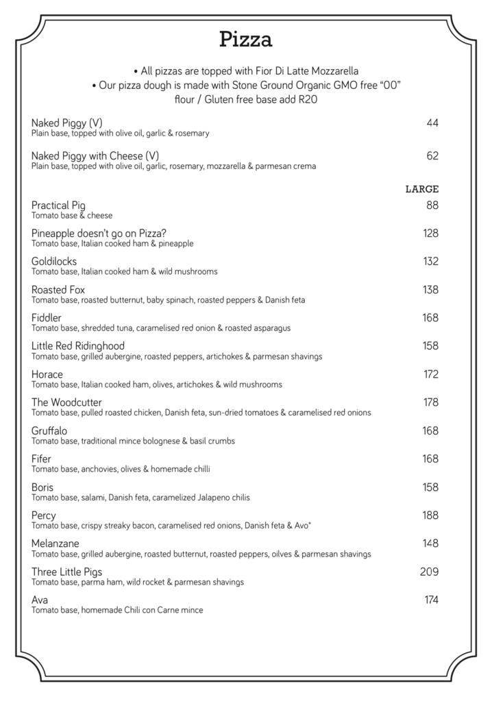 Menu at Big Bad Wolf Eatery restaurant, Randburg, Cedar Square Shopping ...